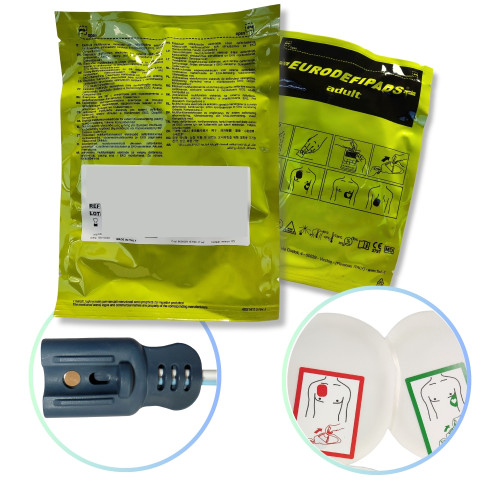 Electrodos Adulto Desfibrilador Philips FR2 / MRx / FR3 / DFM-100 ...