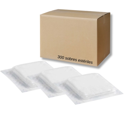 Gasas y Compresas Caja 300 Sobres Gasas 20 x 20 Estériles