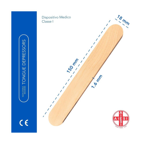 depresor madera esteril aiesi caja 100 unids