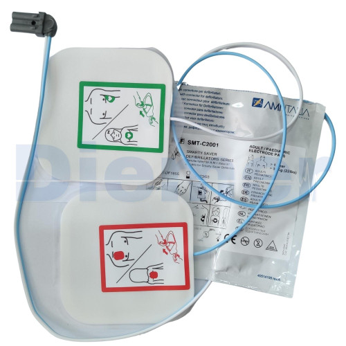 Adult / Paediatric Electrodes Smarty Saver Defibrillator